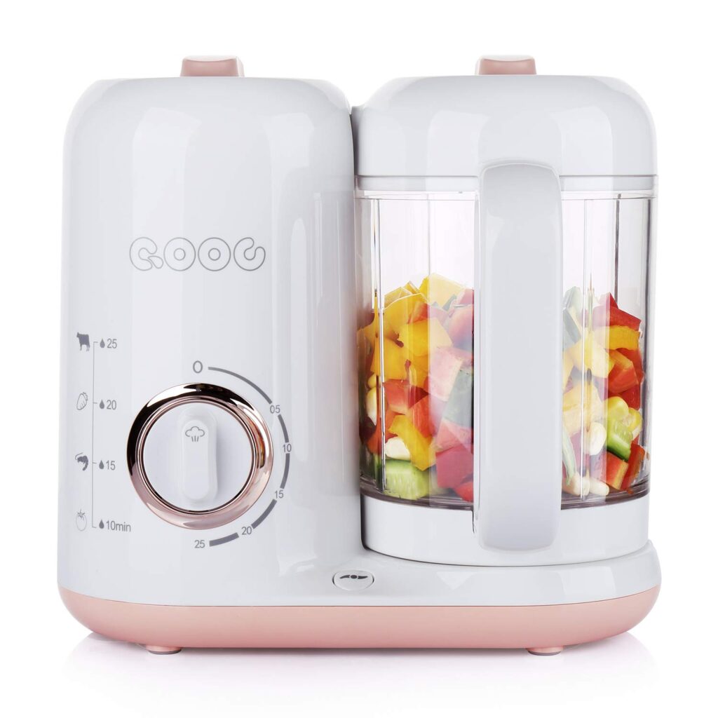 QOOC 4-in-1 Mini Baby Food Maker - Earlyyears ecommerce website