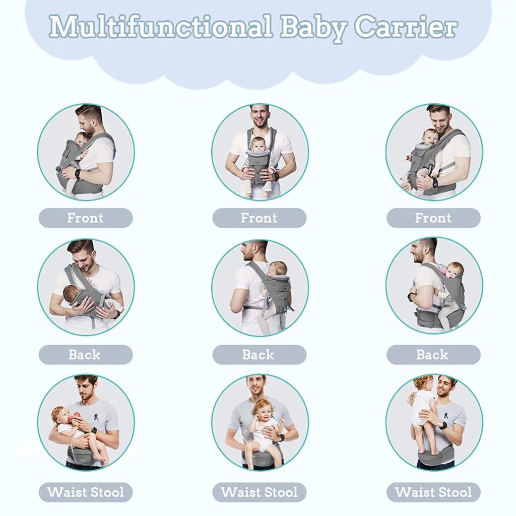 FRUITEAM Baby Carrier, 6-in-1 Baby Carrier - Earlyyears ecommerce website
