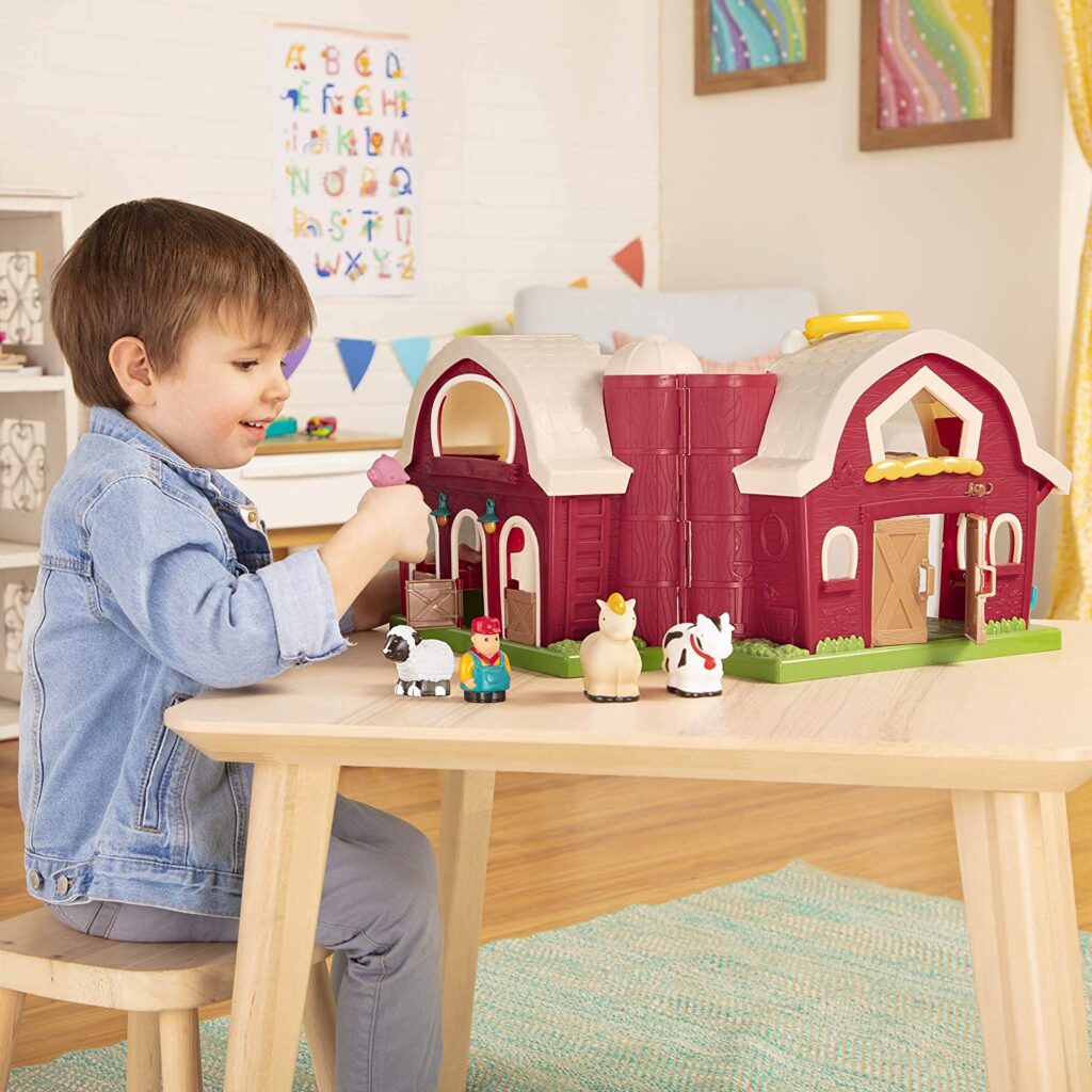 Battat – Big Red Barn – Animal Farm Playset - Earlyyears ecommerce website