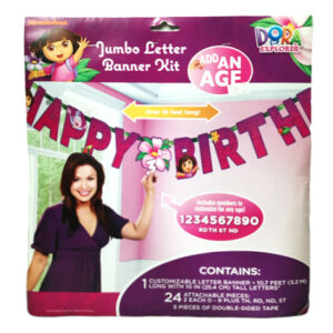 Dora The Explorer Jumbo Letter Banner Kit - Earlyyears ecommerce website